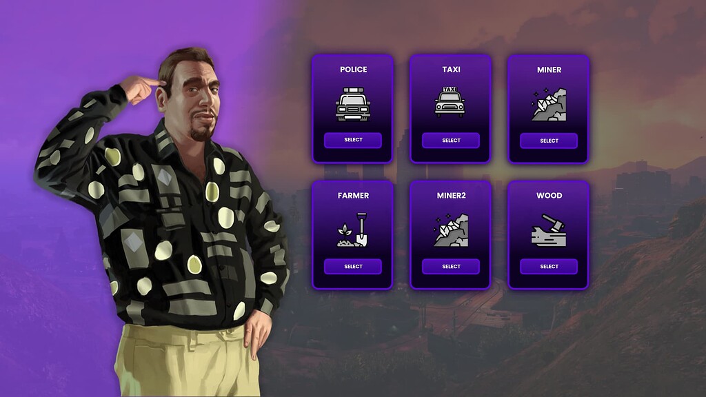 [PAID][ESX] Job Center with UI - FiveM Releases - Cfx.re Community