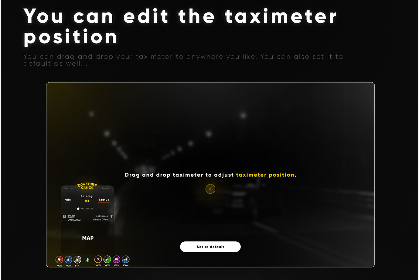 CodeM mTaxijob ( Advanced Taxi Script ) ESX QB - FiveM Releases - Cfx ...