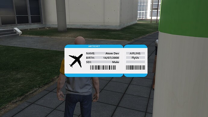 [ESX] [PAID] Air Ticket System - FiveM Releases - Cfx.re Community