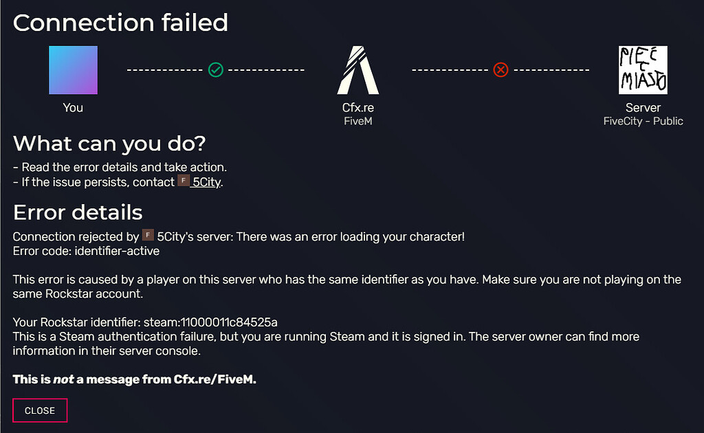 Error - FiveM Client Support - Cfx.re Community