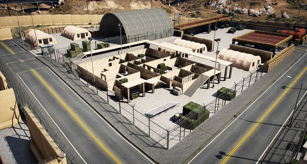 Massive Military FOB "Honker Hill" | FiveM Map - FiveM Releases - Cfx ...