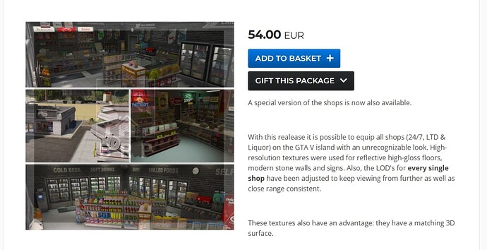 [FiveM] Updated Shops with exterior - FiveM Releases - Cfx.re Community