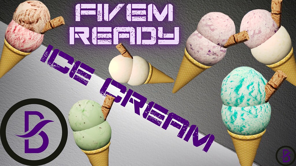 Ice Cream Props | Fivem Ready | Correct Size To Hold! - FiveM Releases ...