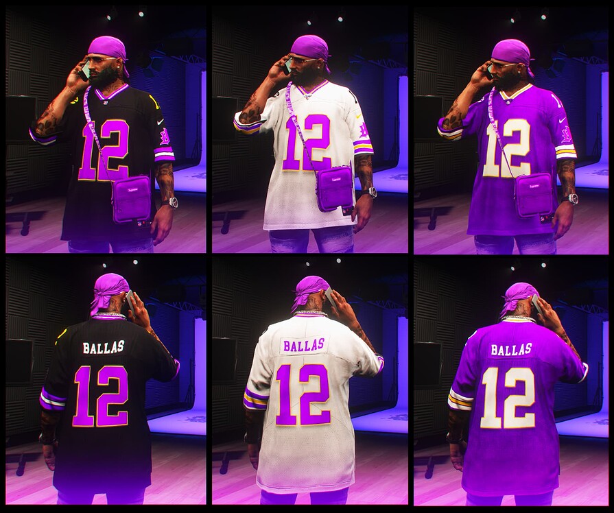 🟣 Ballas Gang Clothing | Custom Design | Male & Female [PAID][CLOTH] - FiveM Releases - Cfx.re ...