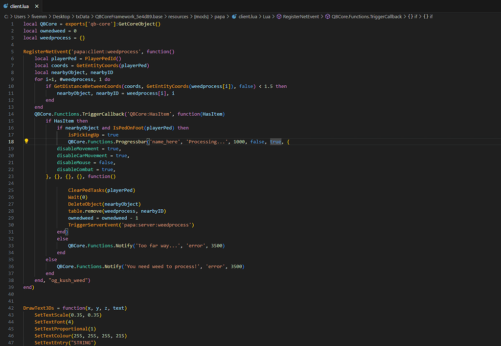 Stuck in creating new script and my game is crashing because of it ...