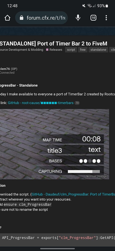 [FREE][STANDALONE] Port of Timer Bar 2 to FiveM - Releases - Cfx.re ...