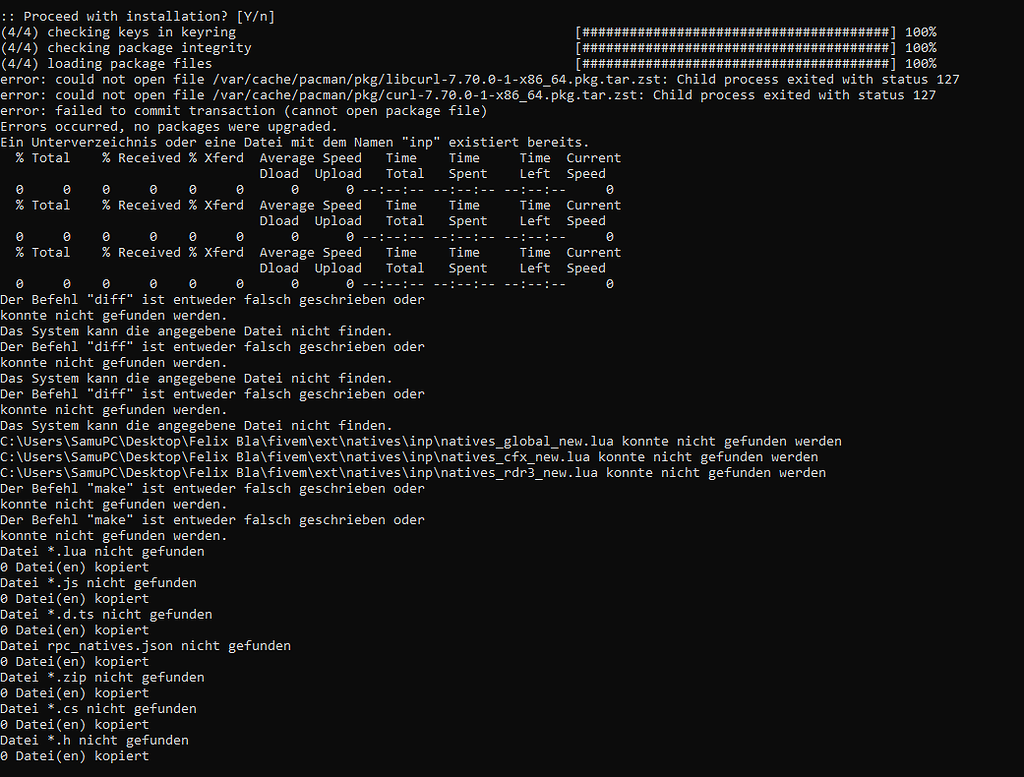 Problems with Prebuild using Fivem Source Code - Server Discussion ...