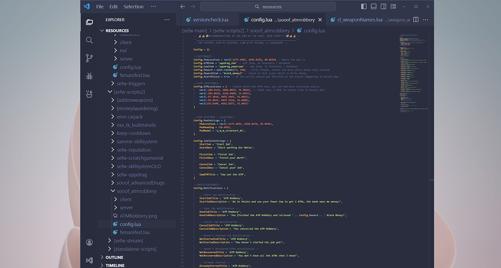 Advanced ATM Robbery Script [ESX] [PAID] - FiveM Releases - Cfx.re ...