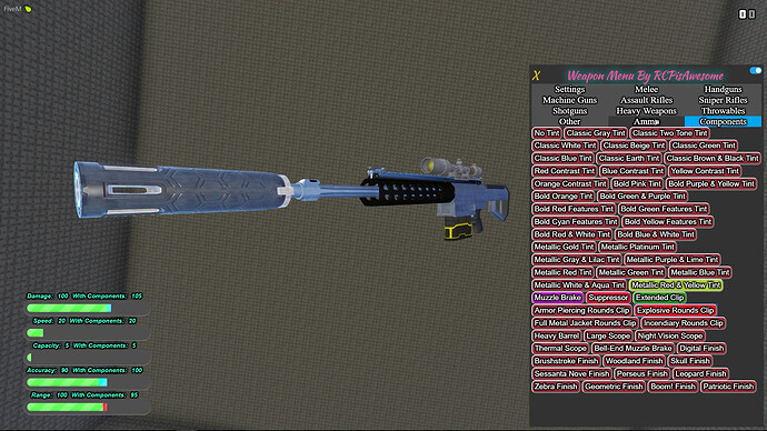 RCP's Trainer Menu: Weapons - FiveM Releases - Cfx.re Community