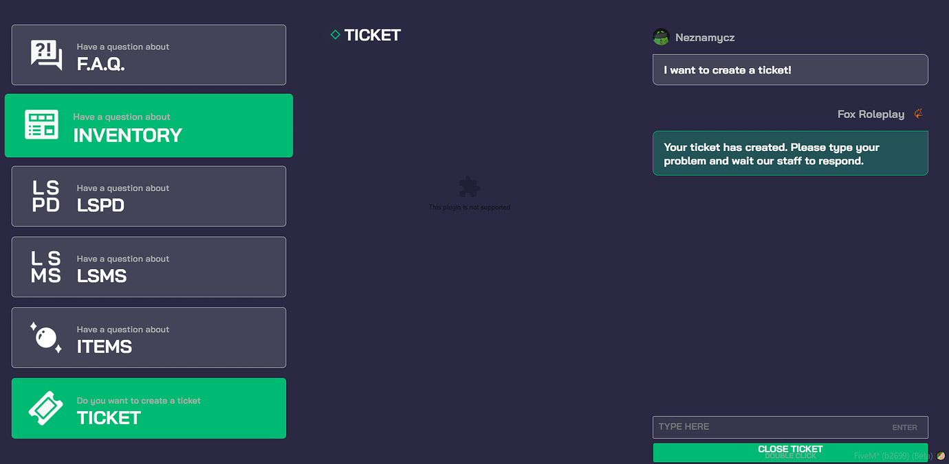 [PAID] Advanced Help&Ticket System - FiveM Releases - Cfx.re Community