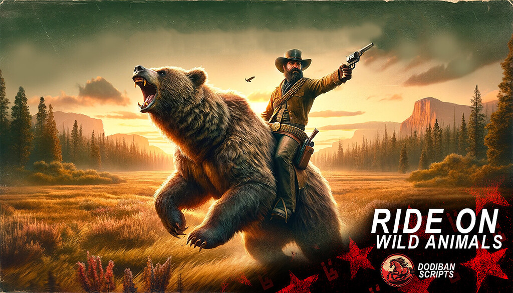 [PAID] Ride On Wild Animals - RedM Script - RedemRP & VORPcore - RedM ...