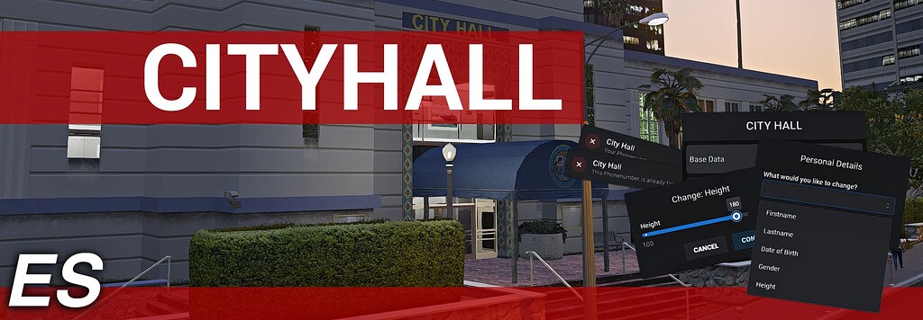 Cityhall | Change your details easily - FiveM Releases - Cfx.re Community