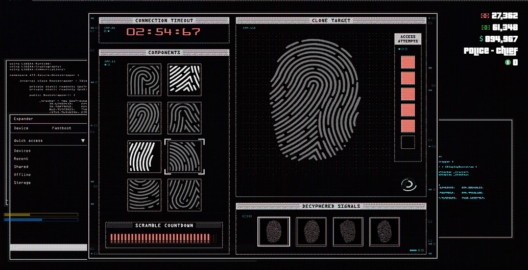 Finger Print Hacking Mini Game [STANDALONE] - FiveM Releases - Cfx.re ...