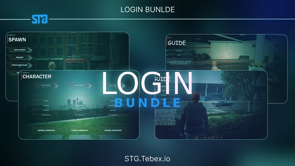 STG Login Bundle ESX - QB - FiveM Releases - Cfx.re Community