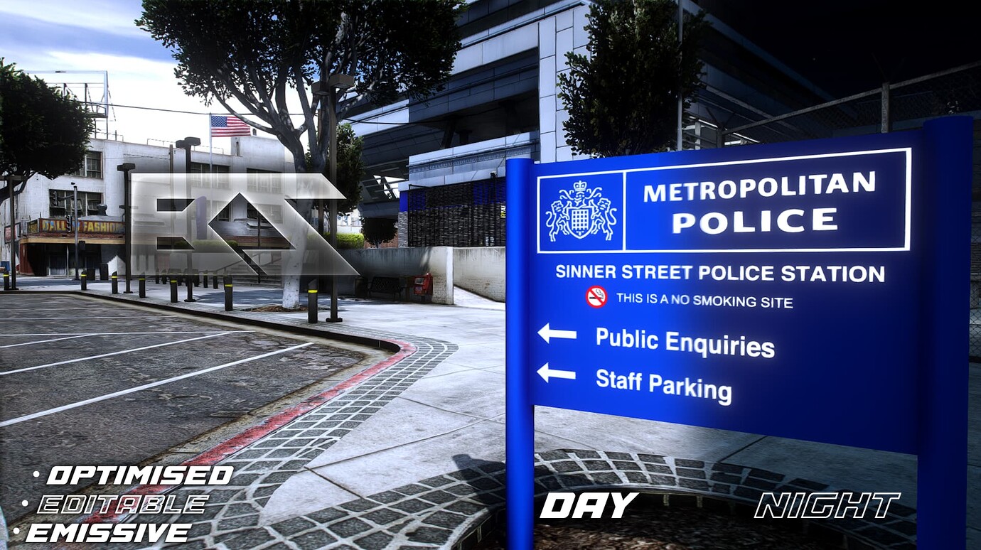 Police Sign-Post [Paid] [Editable] - FiveM Search