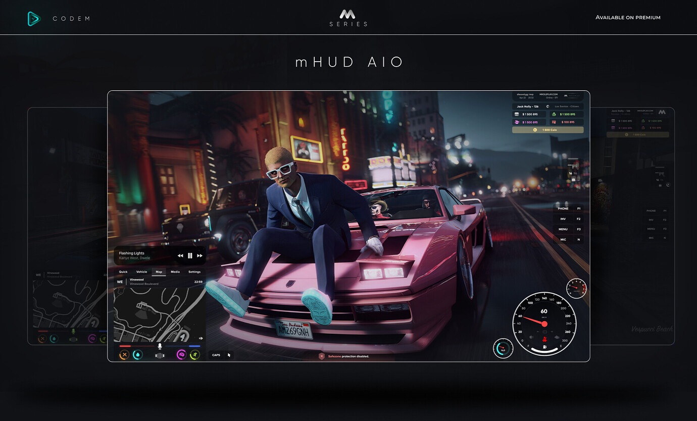 CodeM mHUD AIO Advanced HUD System ESX QB - FiveM Releases - Cfx.re ... CodeM mHUD AIO Advanced HUD System ESX QB - FiveM Releases - Cfx.re ...