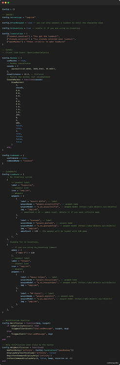 [STANDALONE] Infinity - Loadouts - FiveM Releases - Cfx.re Community