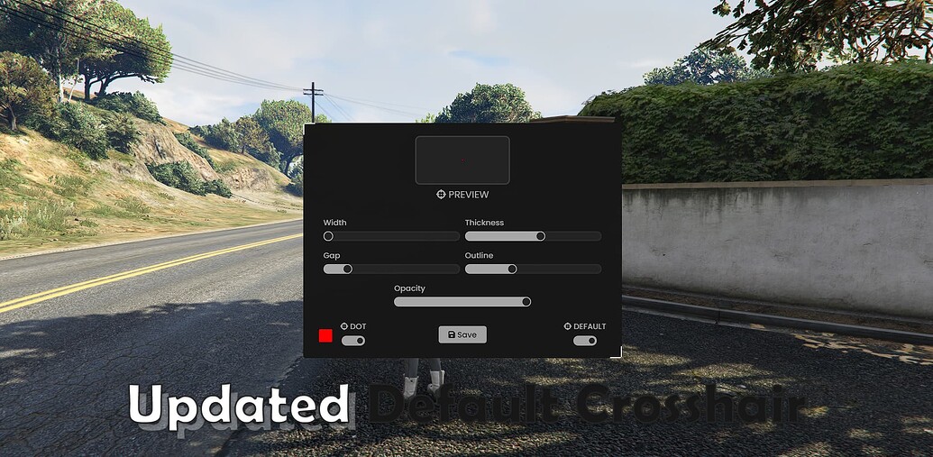 [PAID] Custom Crosshair System/Menu - FiveM Releases - Cfx.re Community