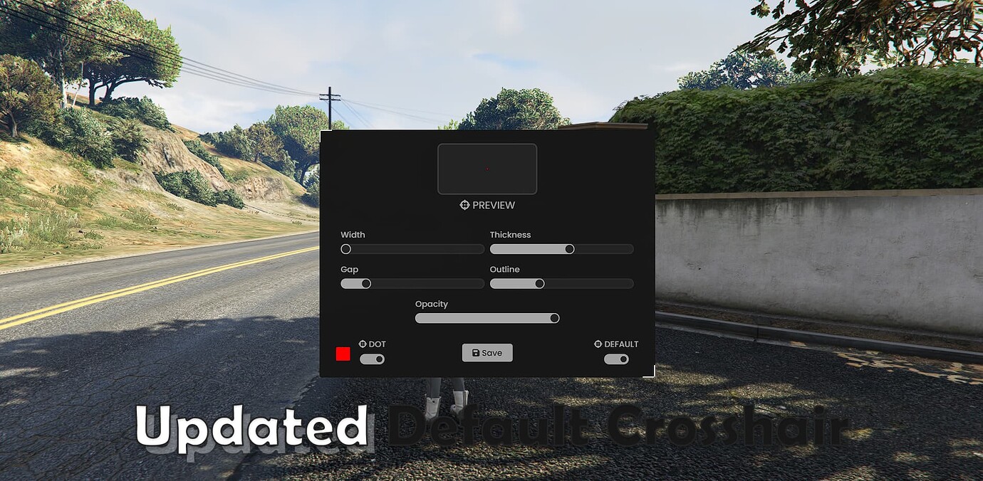 [PAID] Custom Crosshair System/Menu - FiveM Releases - Cfx.re Community