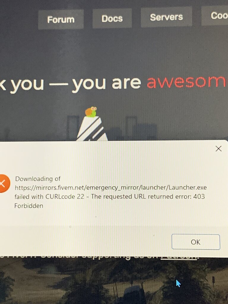 FiveM Error could use some help - FiveM Client Support - Cfx.re Community