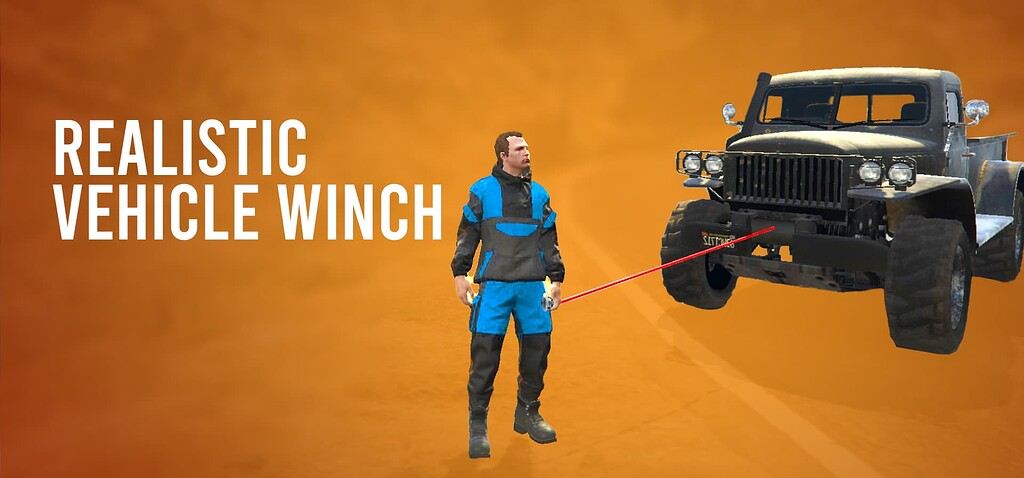 [STANDALONE] Realistic Vehicle winch - FiveM Releases - Cfx.re Community