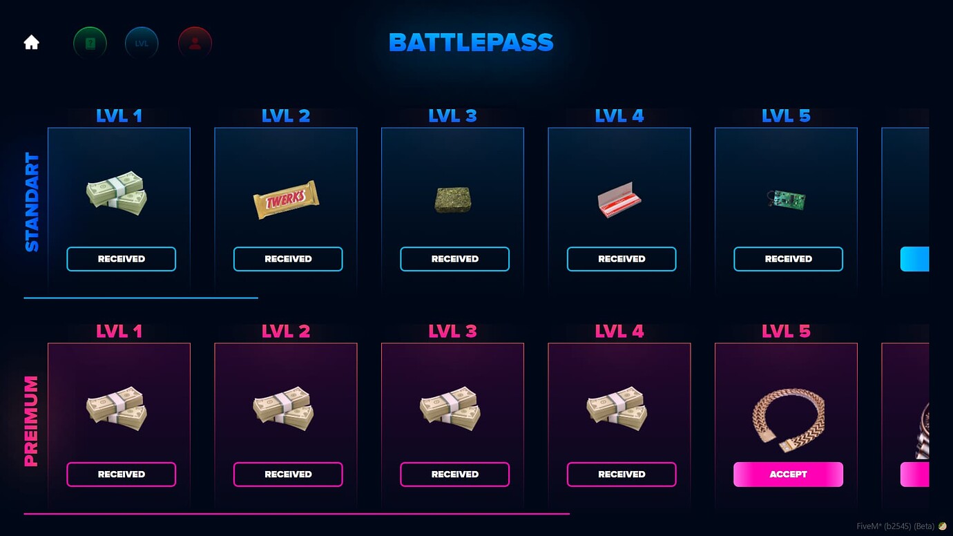 [ESX / QBCore] IF Battlepass System V1 - FiveM Releases - Cfx.re Community