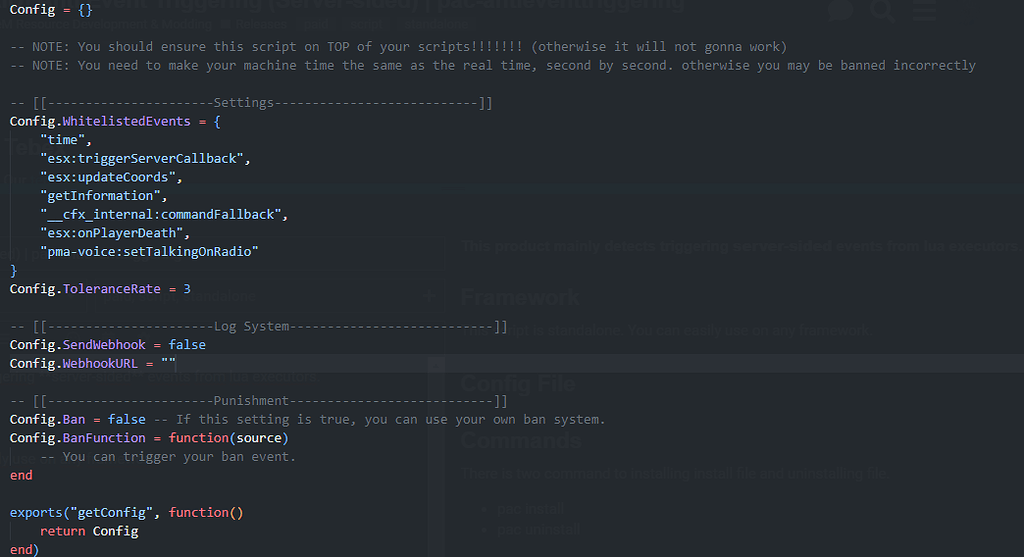 [PAID] Anti Event Triggering (Server-sided) | pac-antieventtriggering ...