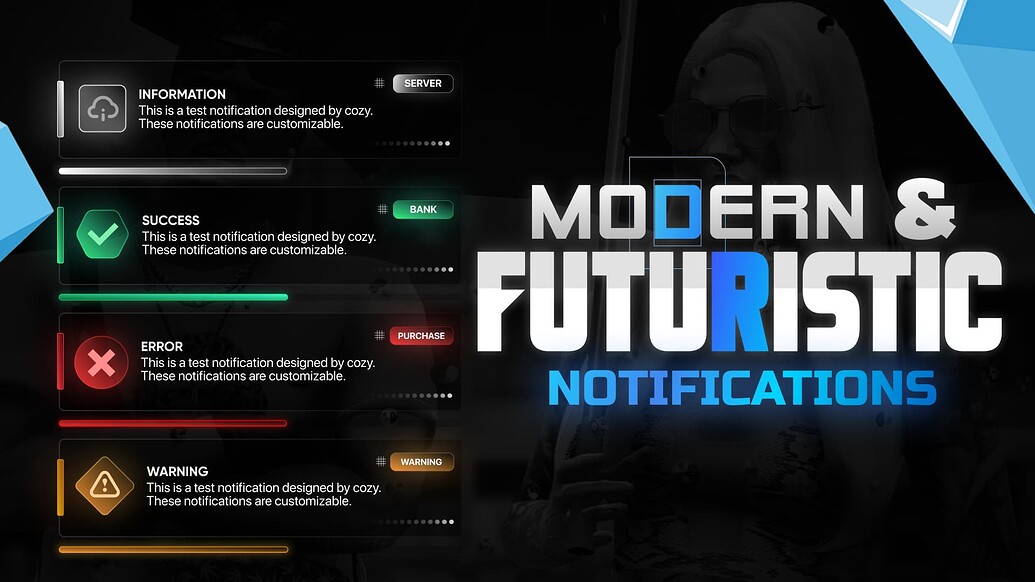 xsNotify - Modern Notification System (STANDALONE) - FiveM Releases - Cfx.re Community