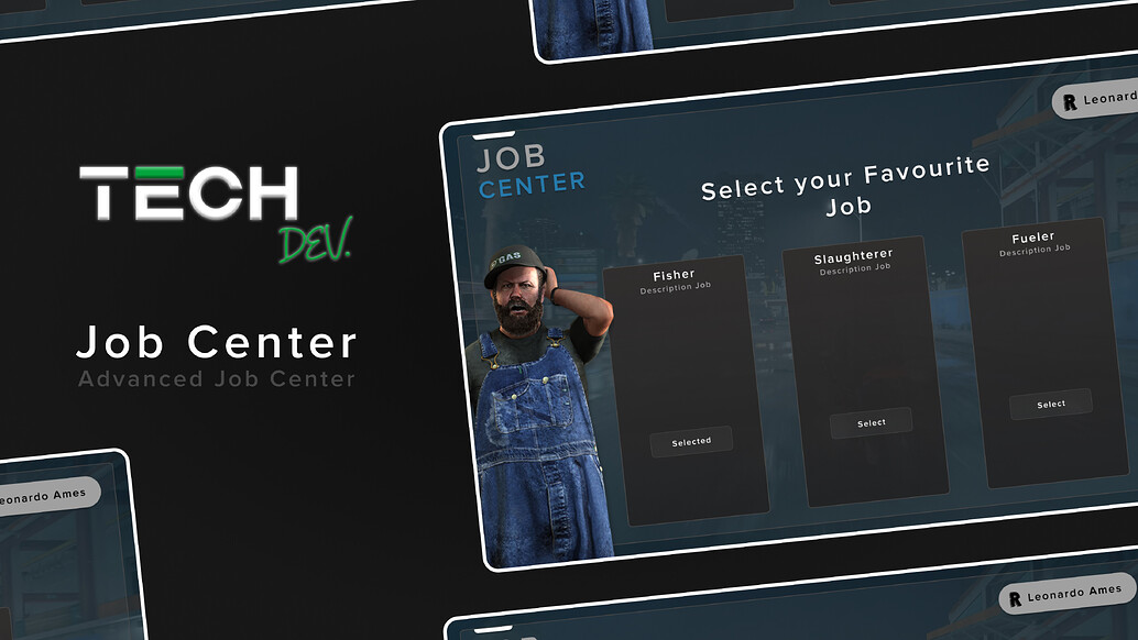 [RELEASE] [FREE] [ESX/QBCORE] Advanced Job Center - FiveM Releases ...