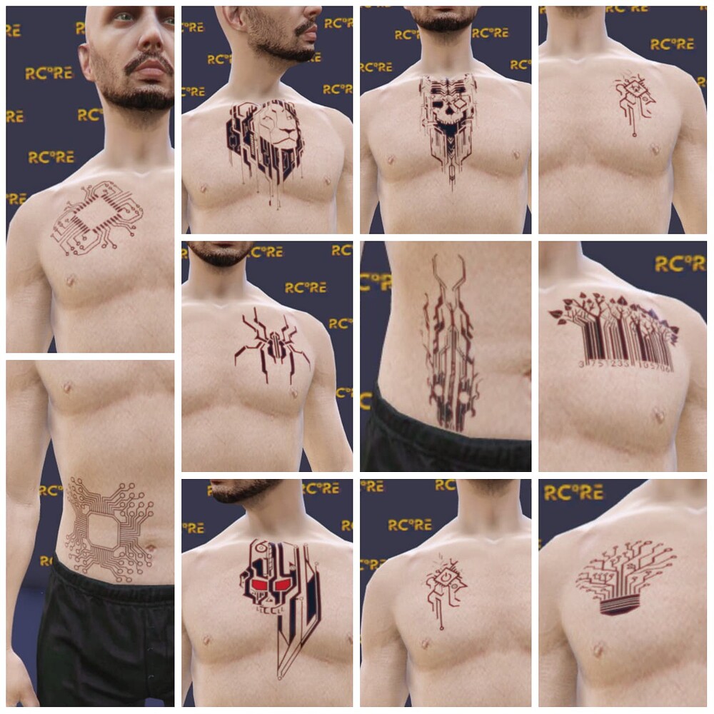 [ADDON] Cyber Pack - RCore Tattoo - FiveM Releases - Cfx.re Community