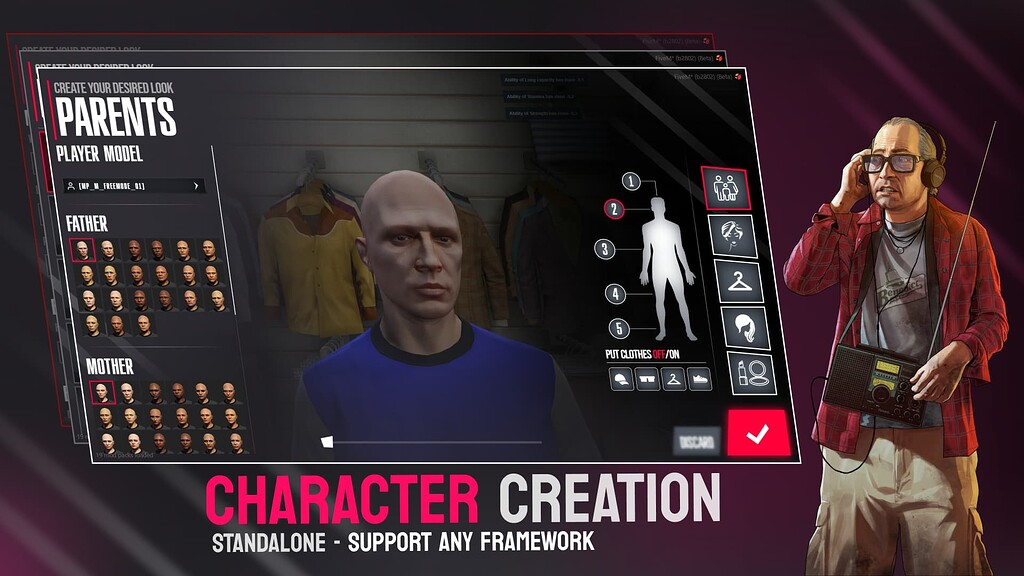 Standalone Onex Character Creation / Clothing / Appearance - FiveM ...