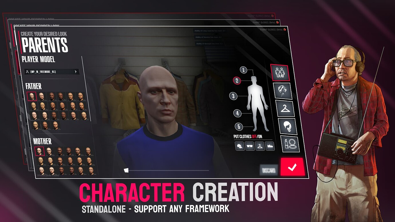 Standalone Onex Character Creation / Clothing / Appearance - FiveM ...
