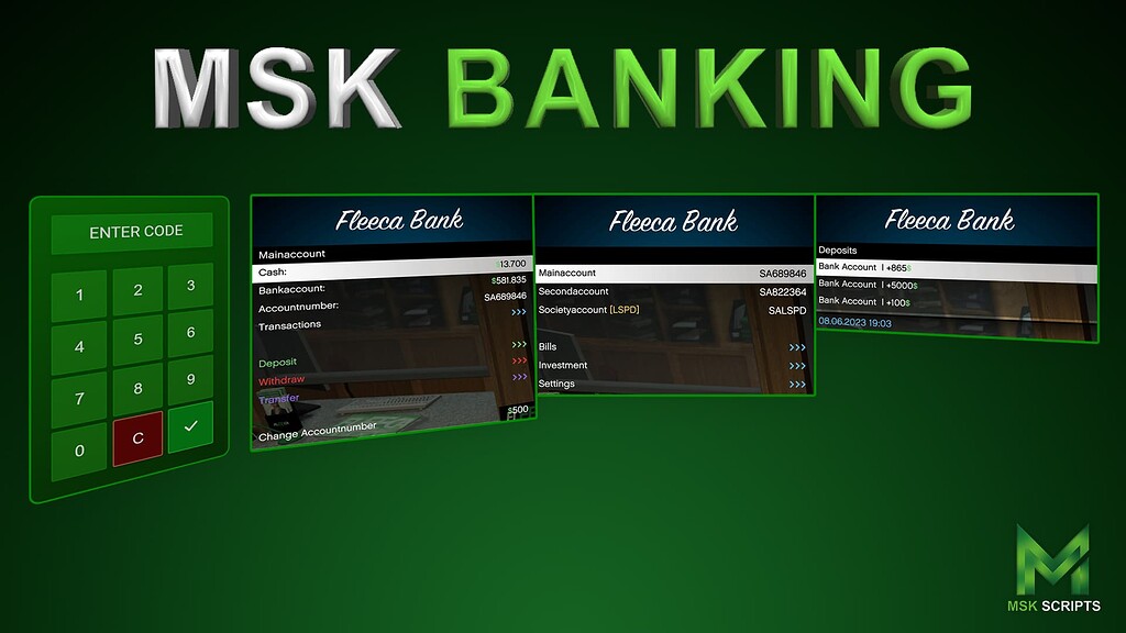 [ESX] MSK Banking | Advanced Bankingsystem - Page 2 - FiveM Releases ...