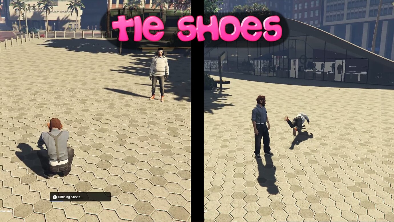 [Standalone][QB][ESX][BJ] Tie Shoes - FiveM Releases - Cfx.re Community