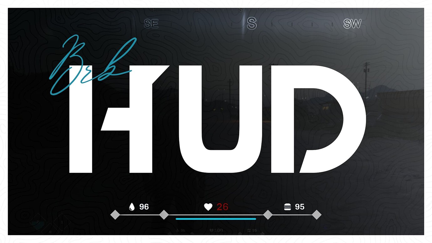 🧮 BRB Hud [ESX/QB] - Modern Hud, Oval Map, Speedometer, Compass - FiveM ...