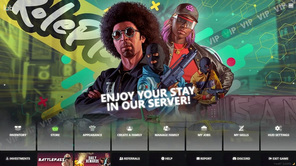 [STANDALONE] Main Menu [GrandRP Inspired] - FiveM Releases - Cfx.re ...