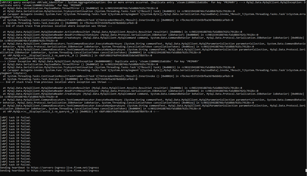 [vRP] task 19 failed - Discussion - Cfx.re Community