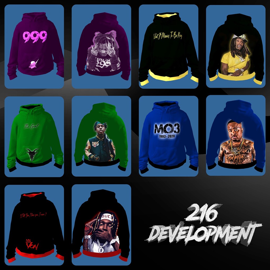 [PAID] [Release] 216 Rapper Hoodie Pack V1 - FiveM Releases - Cfx.re ...