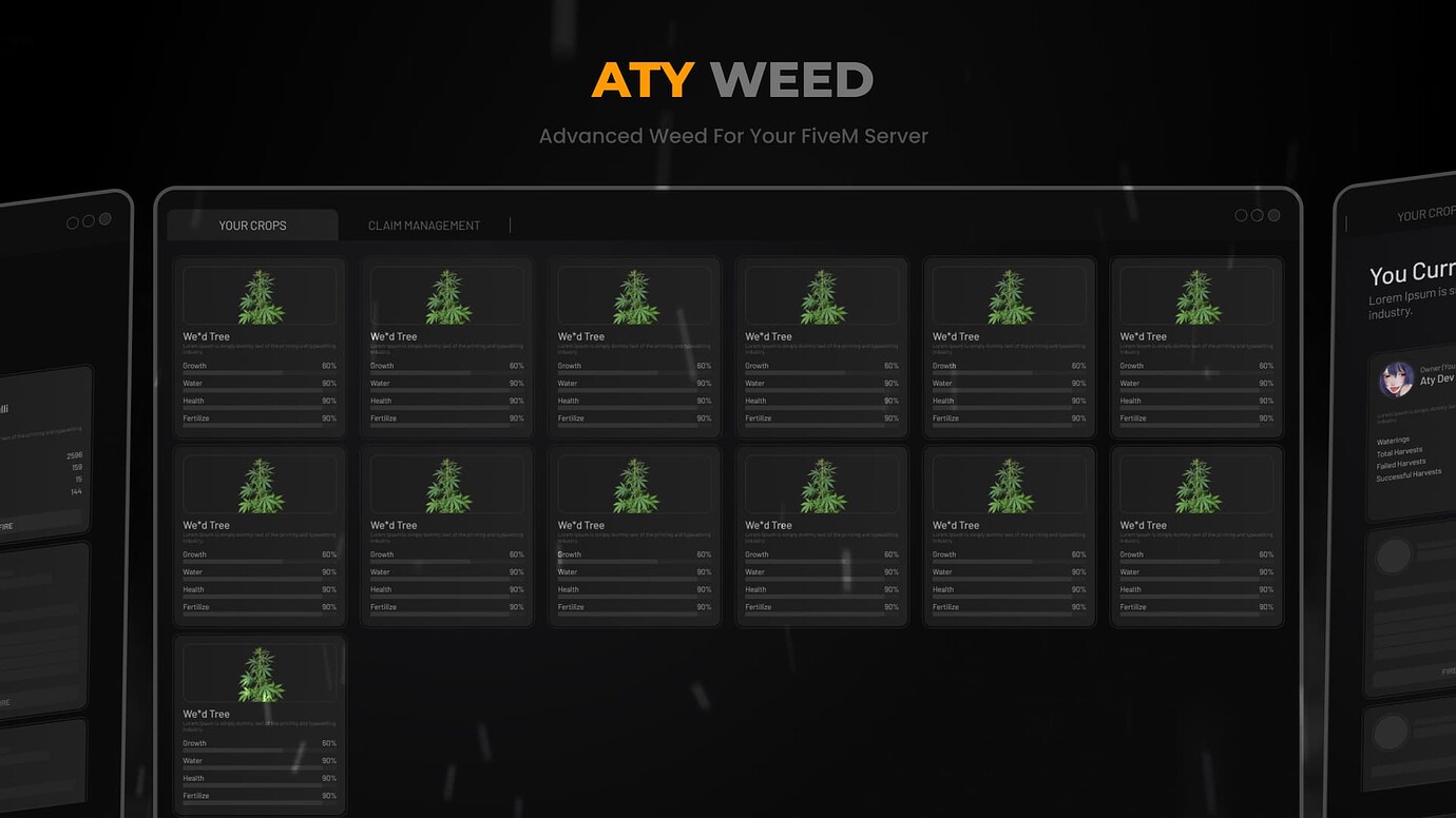 [QB/ESX] Advanced Weed System | Buy Menu | Claim Zone | Worker System ...