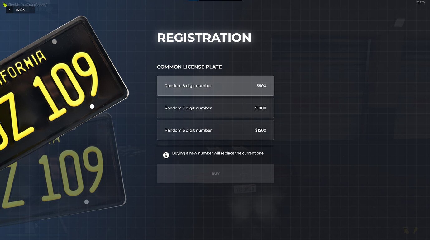 🚗 [PAID] [Standalone][ESX][QBCore] License plate change system ...