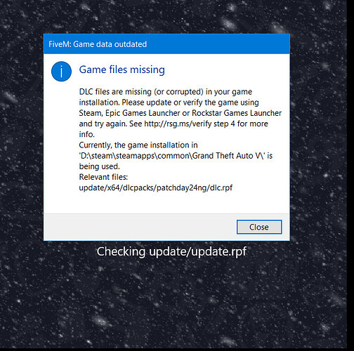 Game files Missing - FiveM Client Support - Cfx.re Community