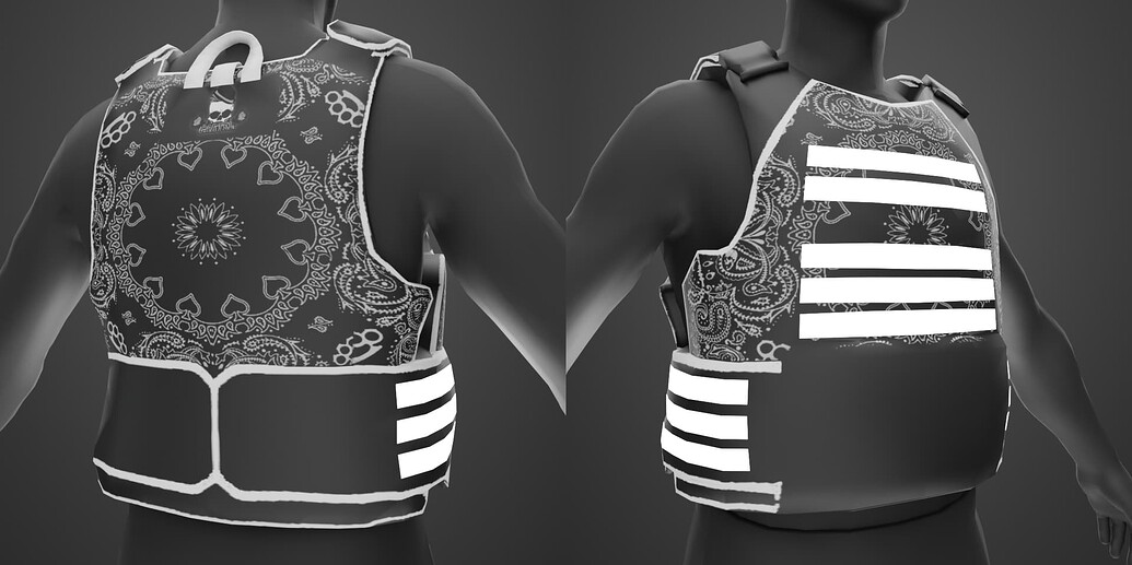 Emissive/No Glow Gang Vests (All Lore Gangs, FiveM Ready) - FiveM ...