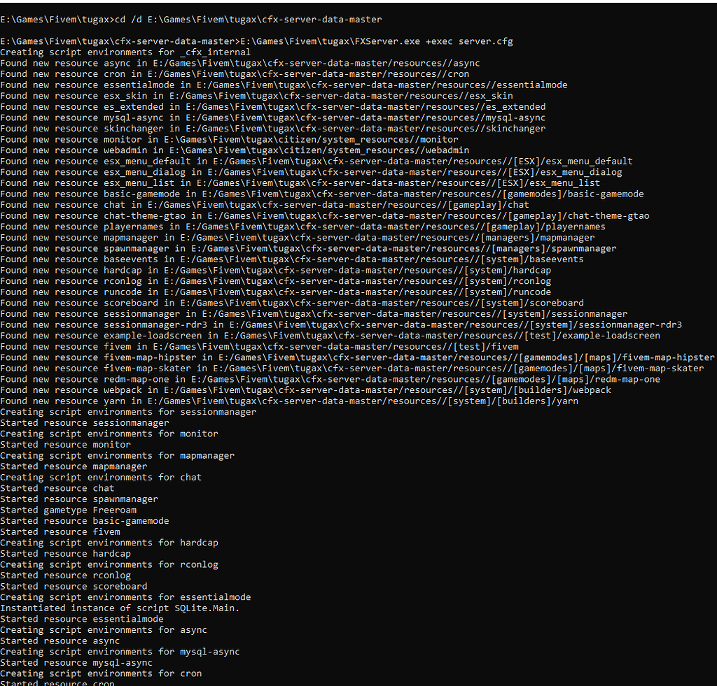 I just can't install essentialmode and es_extended - ES/ESX - Cfx.re Community