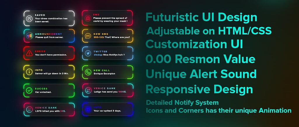 Codem-AdvancedNotifySystem - FiveM Releases - Cfx.re Community