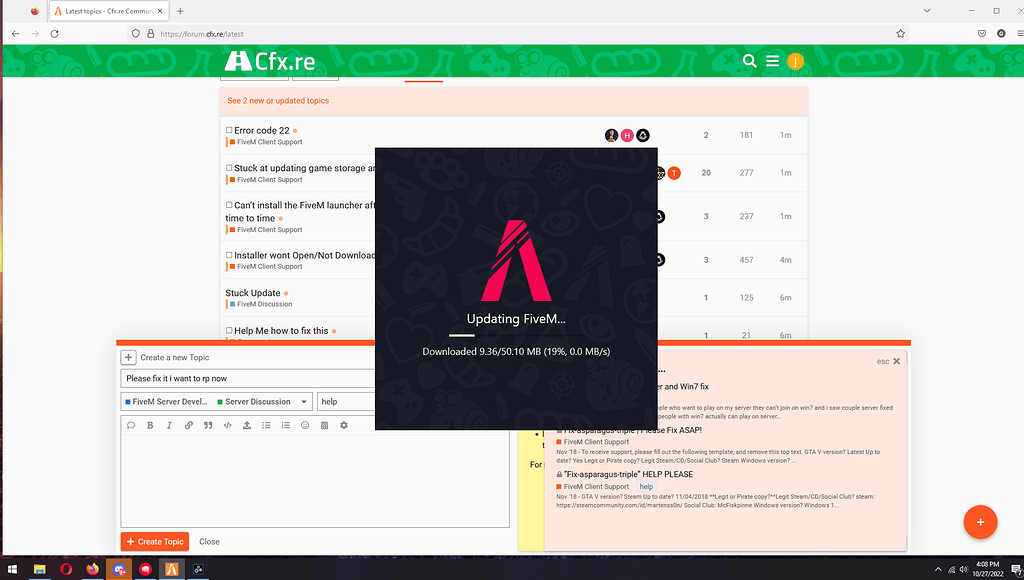 Please fix it i want to rp now - Server Discussion - Cfx.re Community