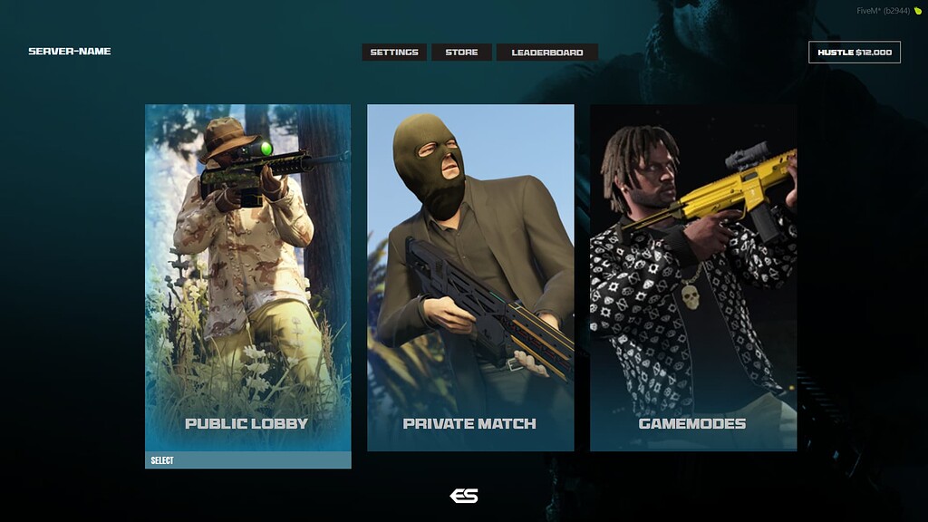 [Standalone] - Warzone PVP Main Menu - FiveM Releases - Cfx.re Community