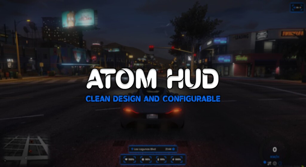 [PAID] [HUD] At0m Hud - FiveM Releases - Cfx.re Community