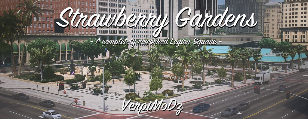 Strawberry Gardens [FREE] Legion Square replaced! - FiveM Releases ...
