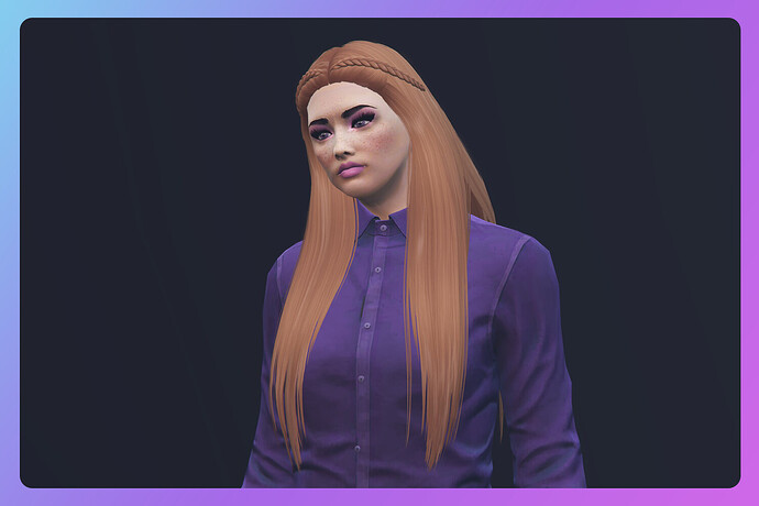 [Release] Long sleek hairstyle with 2 small braids for MP Female ...