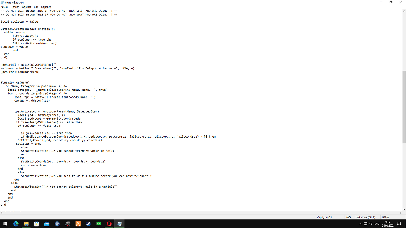 FiveM Teleportation Menu - FiveM Releases - Cfx.re Community